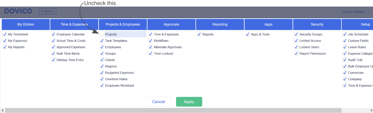 Have Dovico Timesheet Bring Me to the Last View I Was In - Dovico Blog
