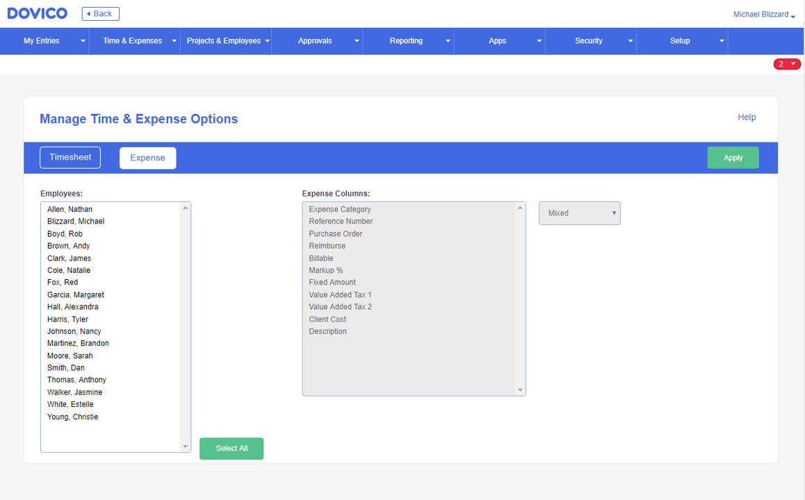 Dovico Update: Expenses & Reports Highlight Visual Overhaul - Dovico Blog