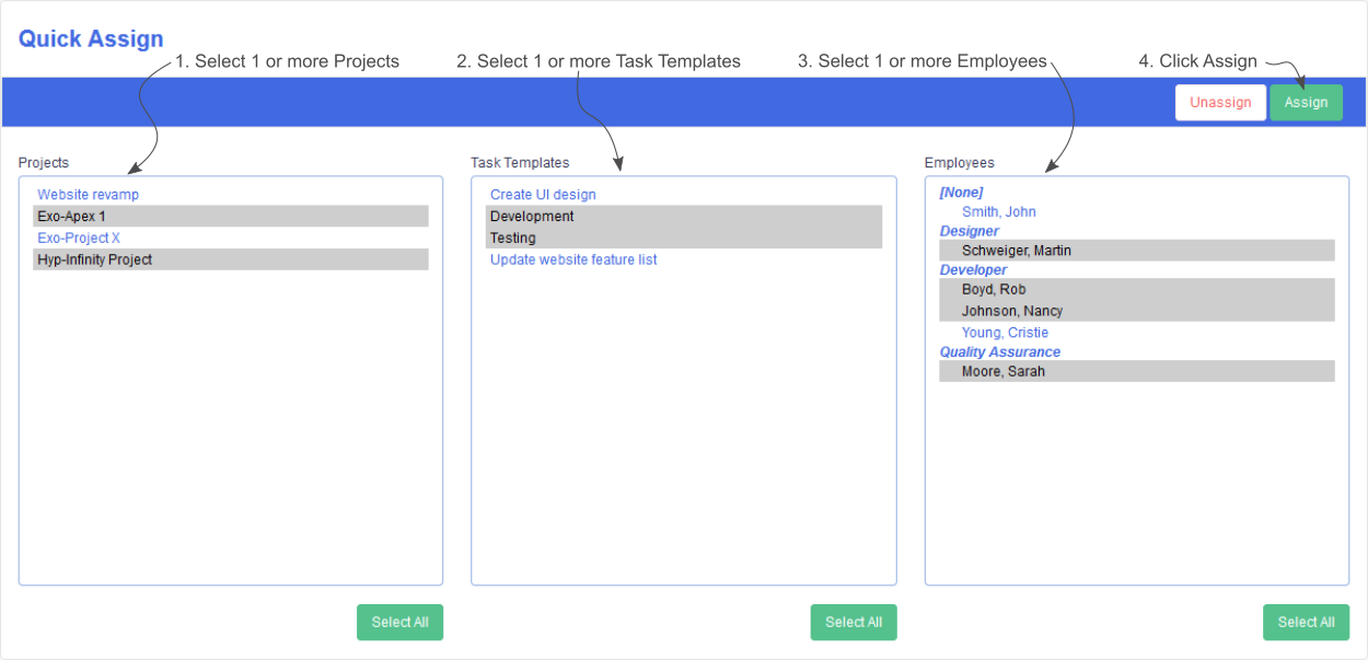 Dovico Timesheet Quick Assign - Dovico Blog