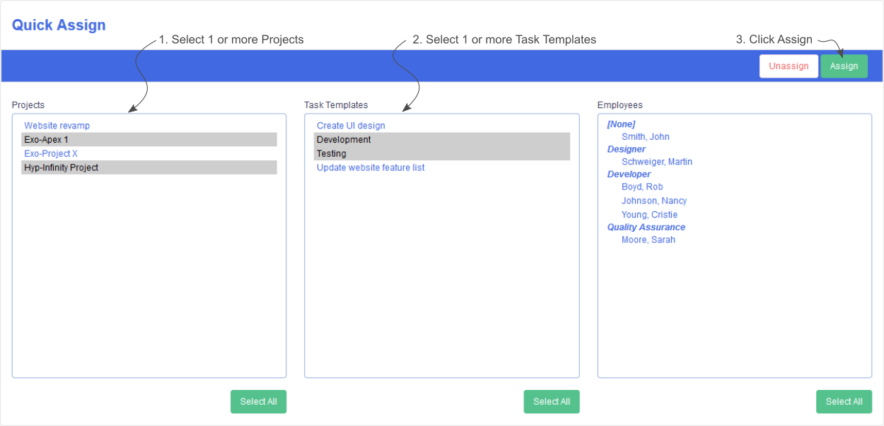 Dovico Timesheet Quick Assign - Dovico Blog