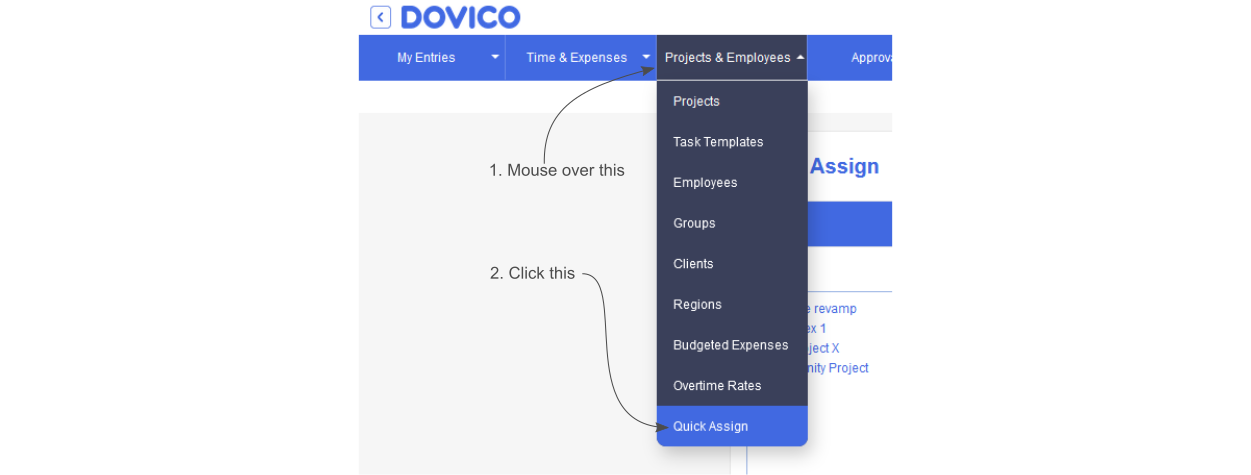 Dovico Timesheet Quick Assign - Dovico Blog